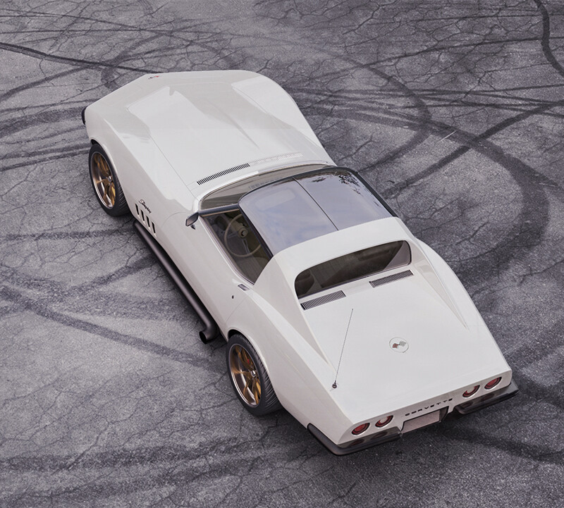 ArtStation - chevy Corvette 71