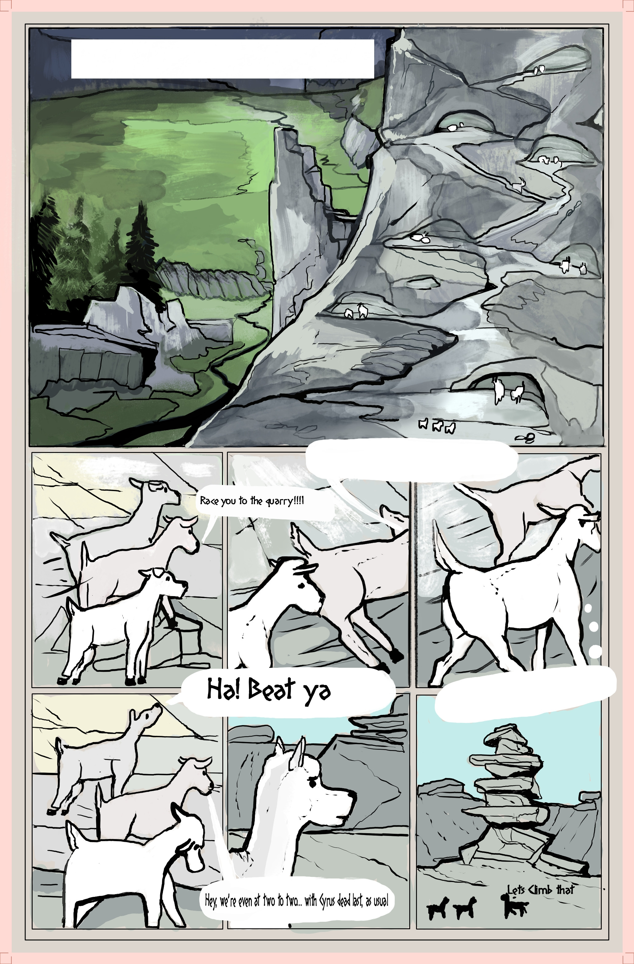 Dakota Jensen - Comic Commission The Great Goat Comic