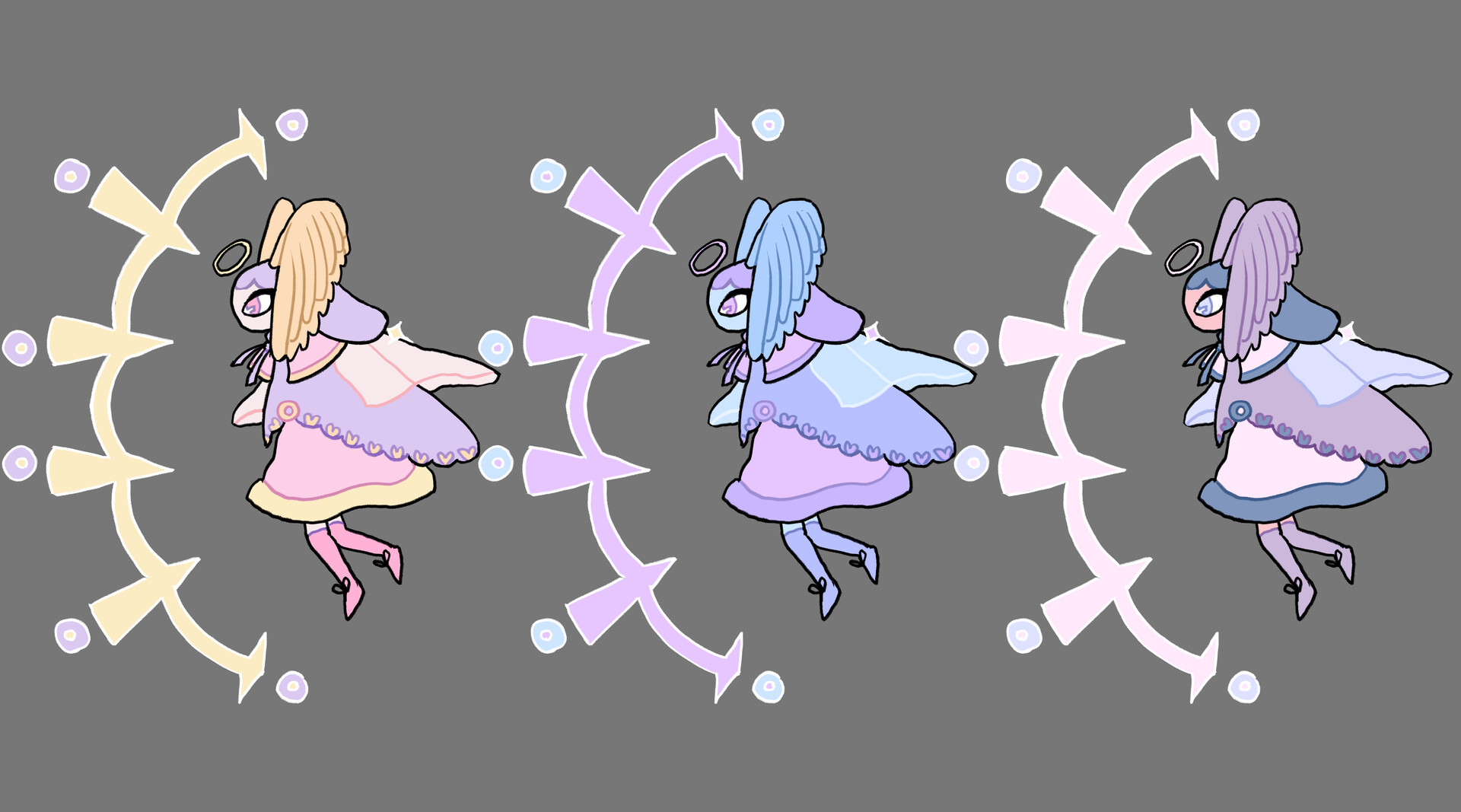 Liliya Eruysal - Reversed Realms - Concept Characters