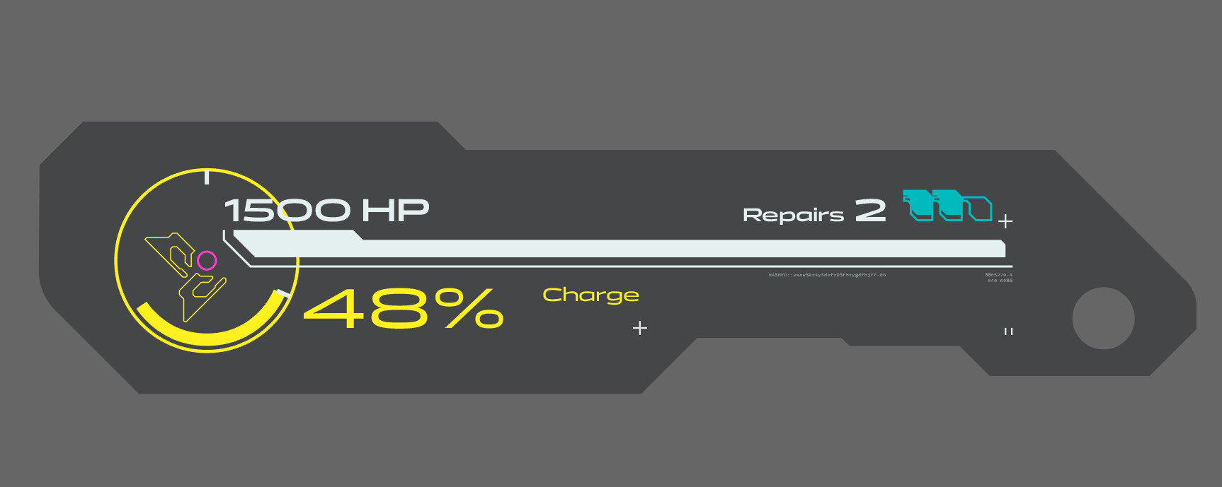 Jonathan Caridia - Mech game HUD animations