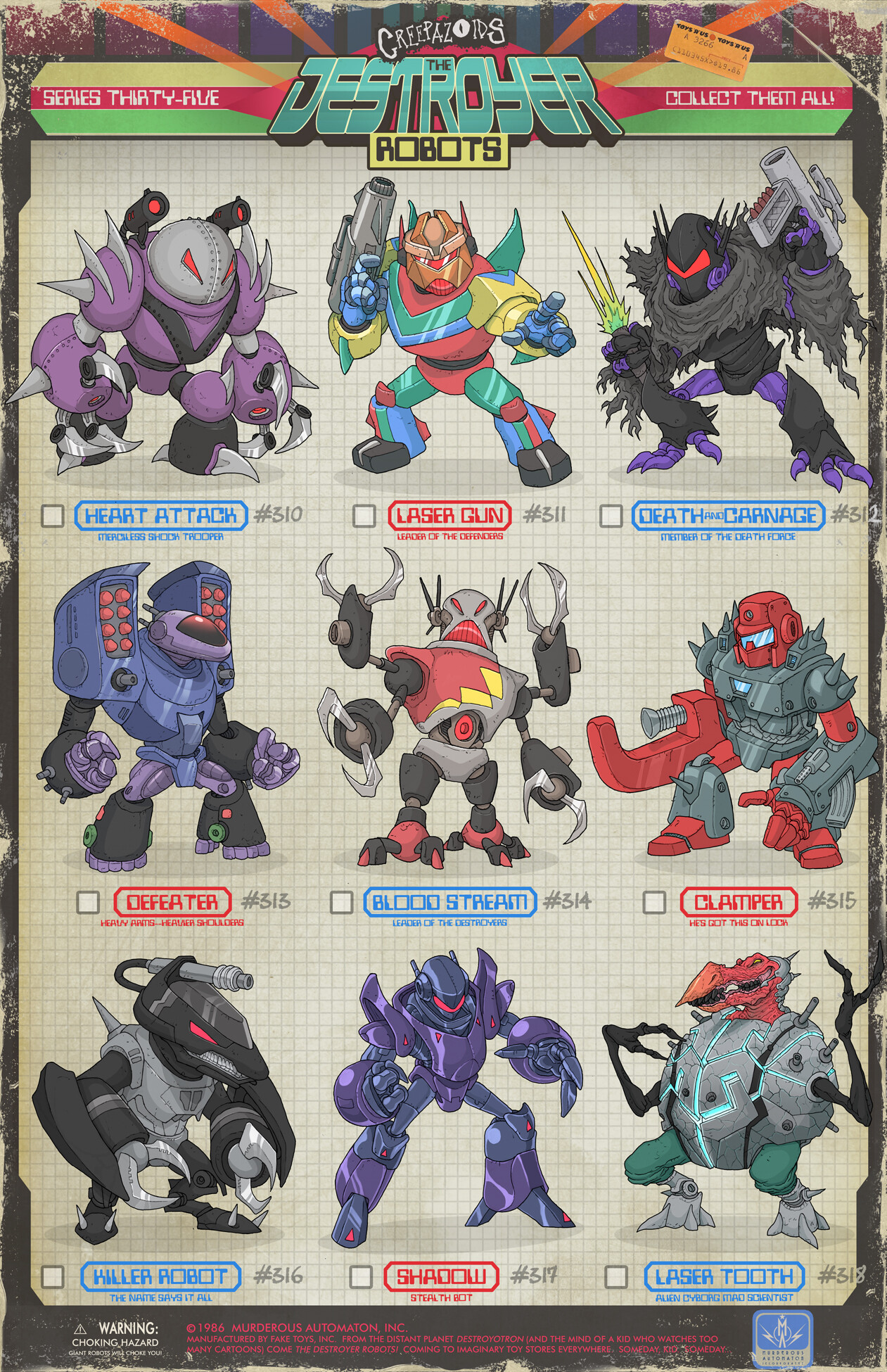 ArtStation - Creepazoids: The Destroyer Robots