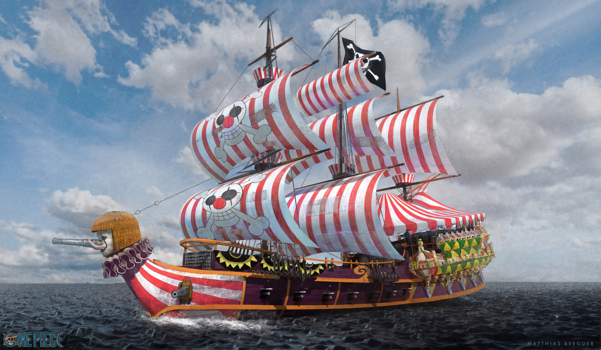 Matthias Beeguer - One Piece, Buggy's Ship and Big Top