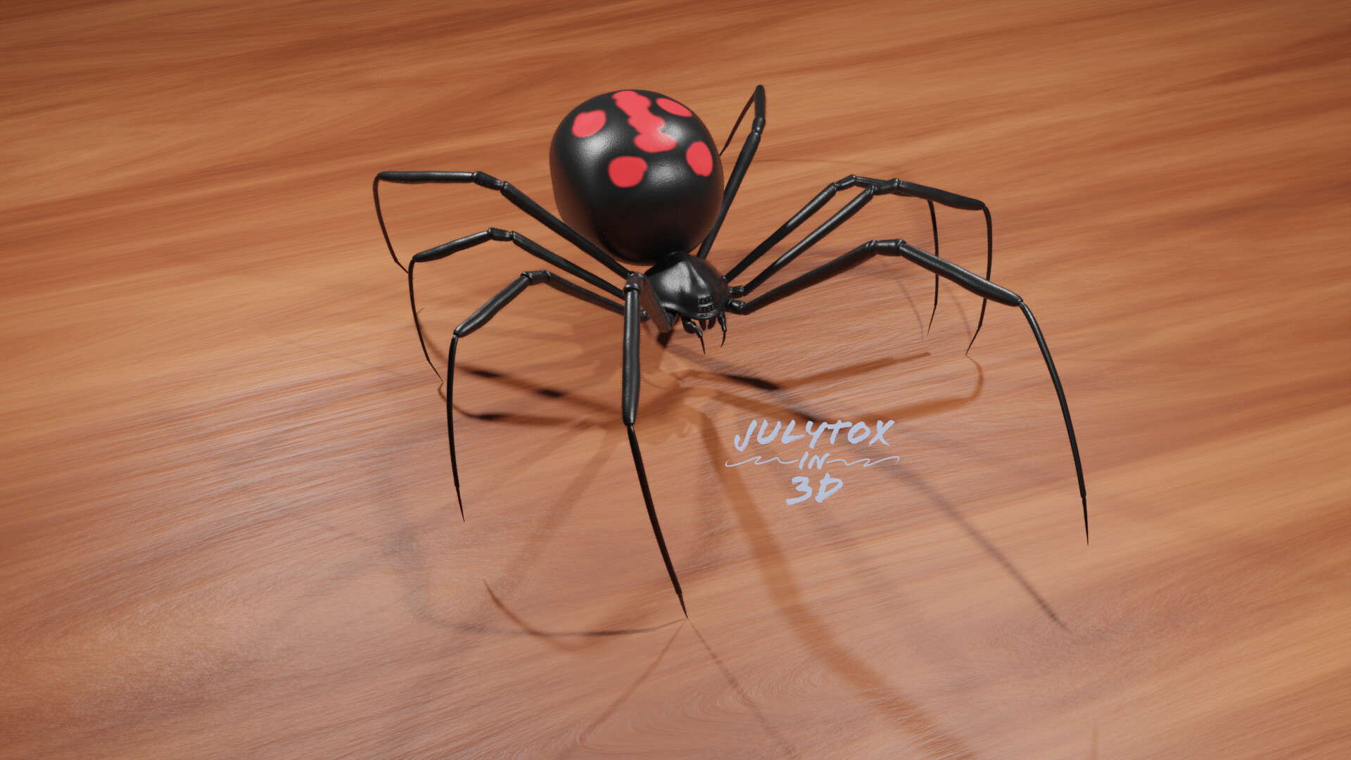 ArtStation - Black Widow Spider Animation