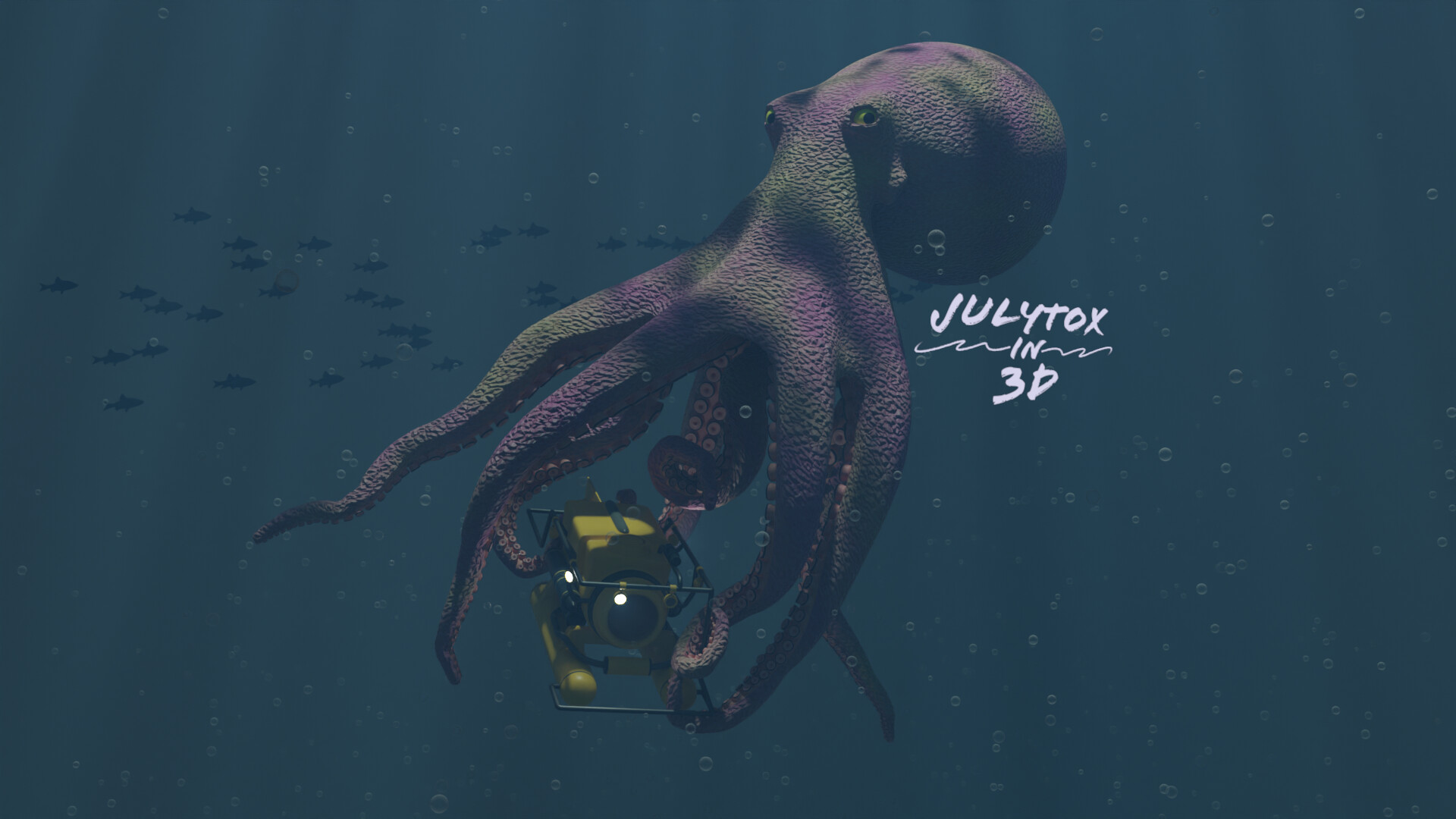 ArtStation - Octopus Animation in Blender