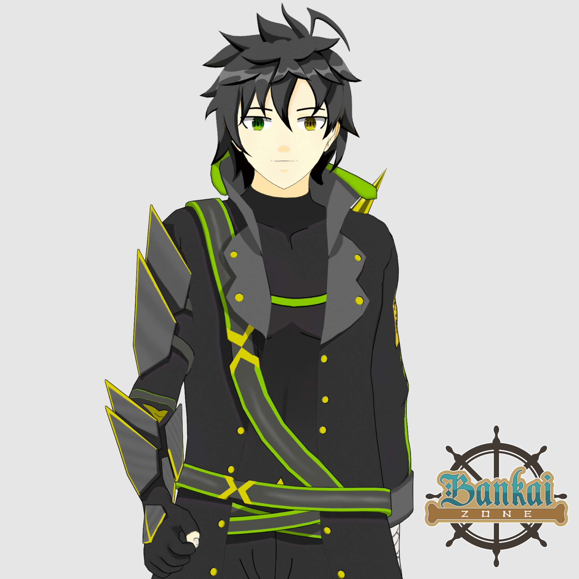 ArtStation - 3D Model VTuber Slayer Shinokami's model commission