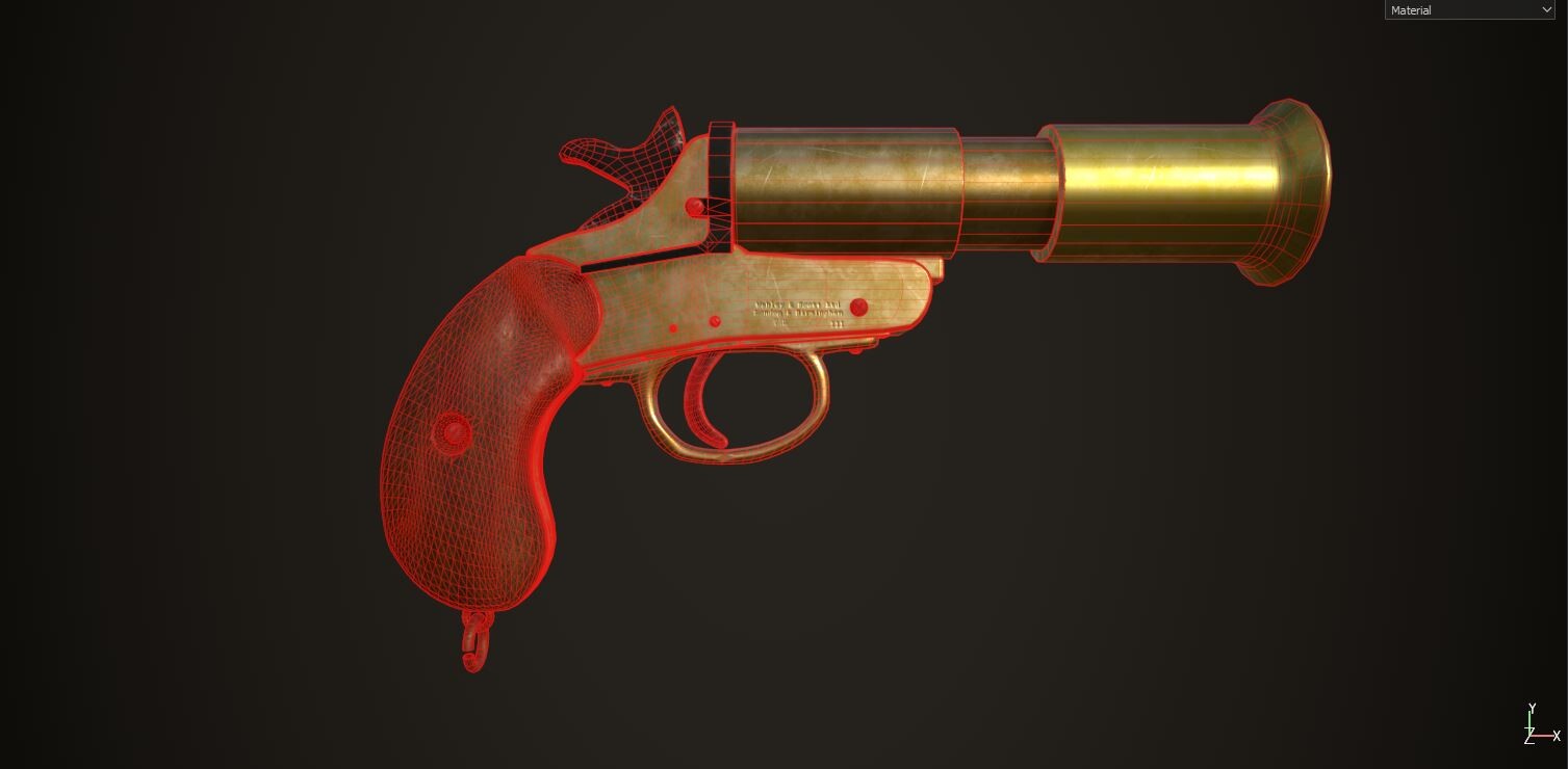 Ivan Alarcon - WWI British MK3 Flare Gun WEBLEY & SCOTT 1917