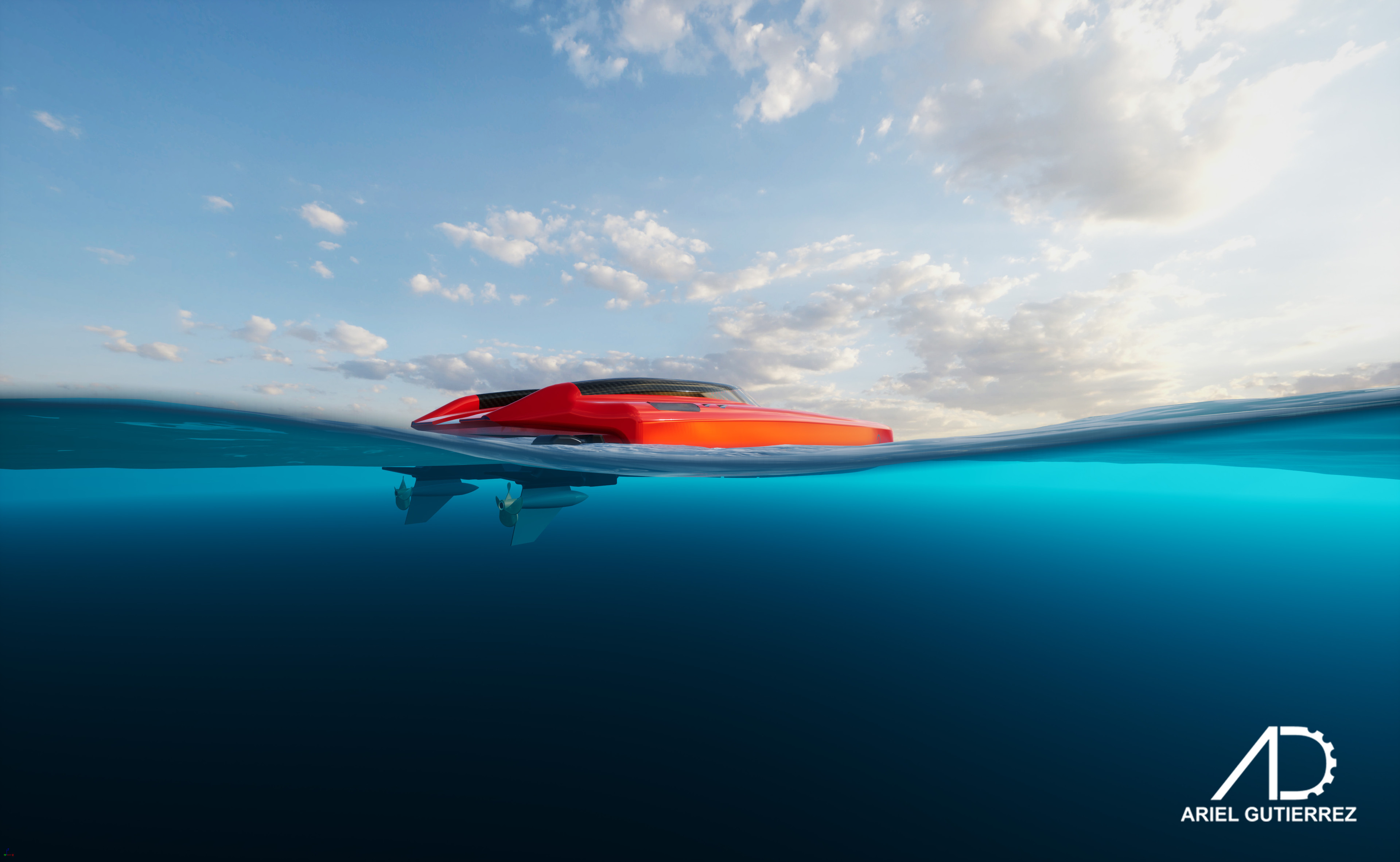 Ariel Gutierrez - Performance Racing Catamaran Powerboat