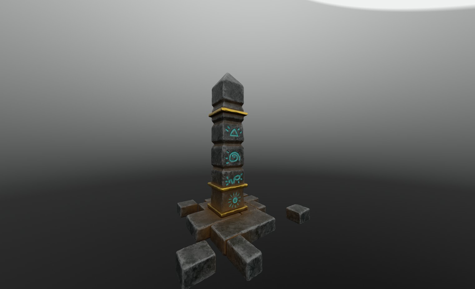ArtStation - Obelisk game asset