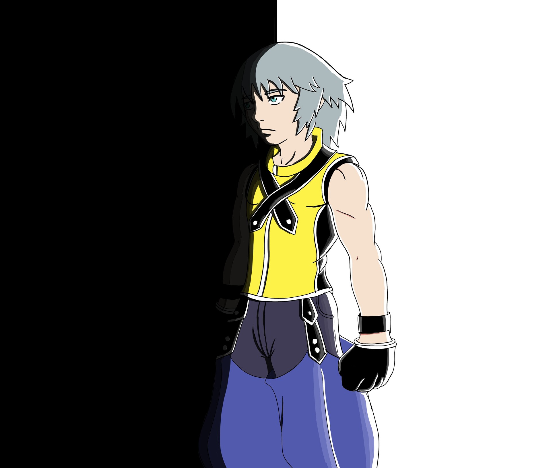 ArtStation - KH1- riku light and darkness