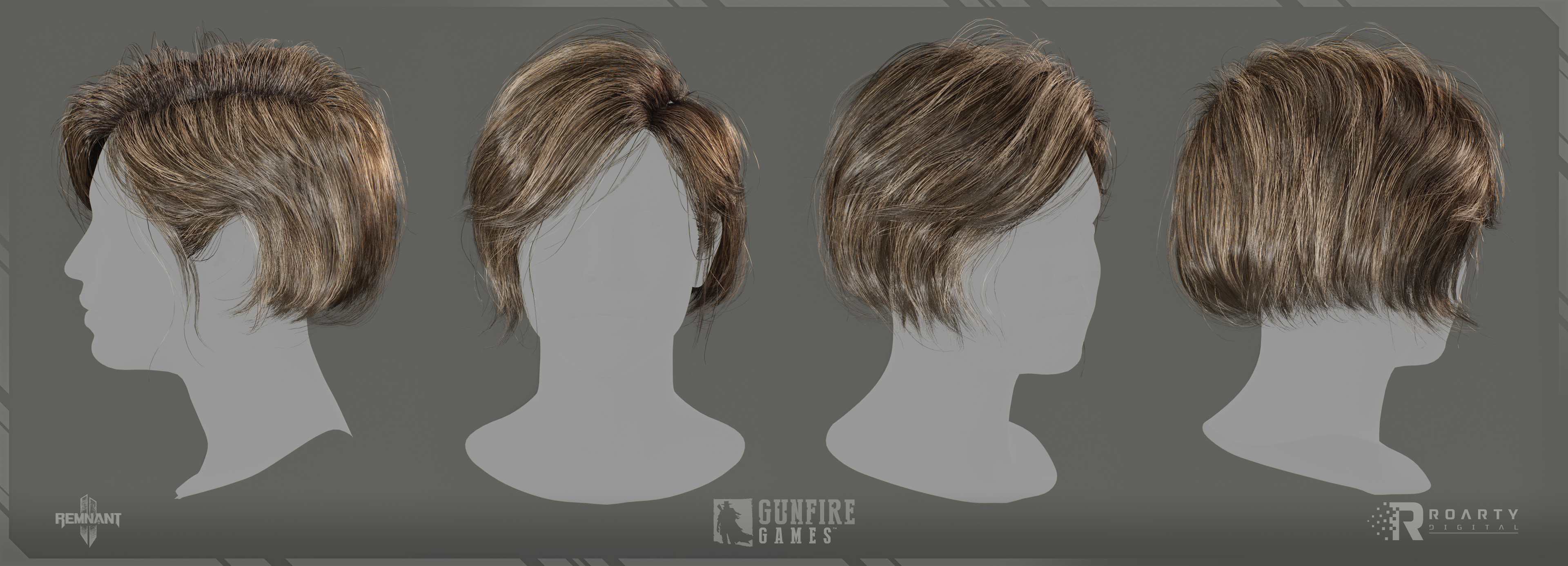 Roarty Digital - Female Hairstyle 6
