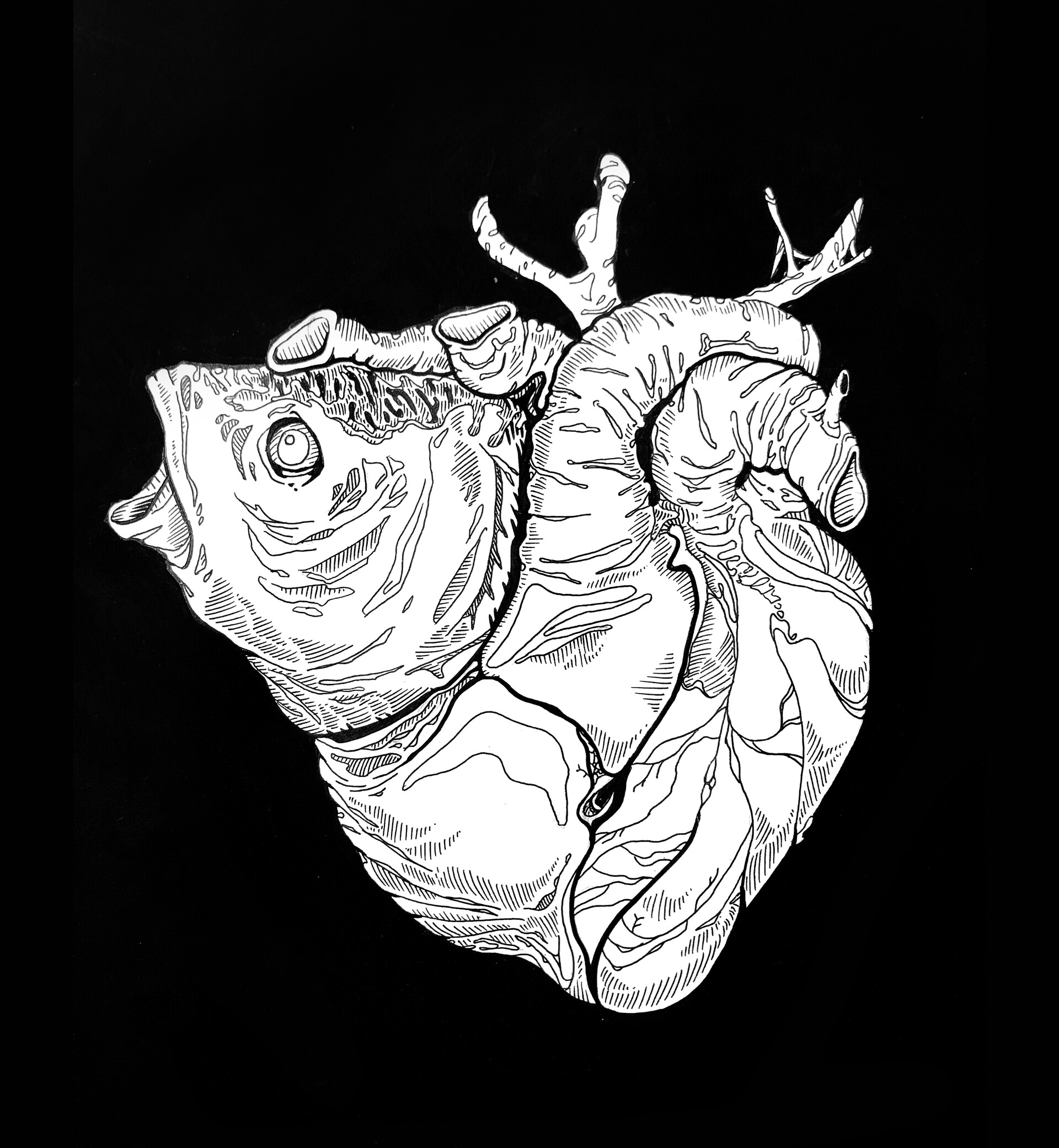 ArtStation - Fish heart