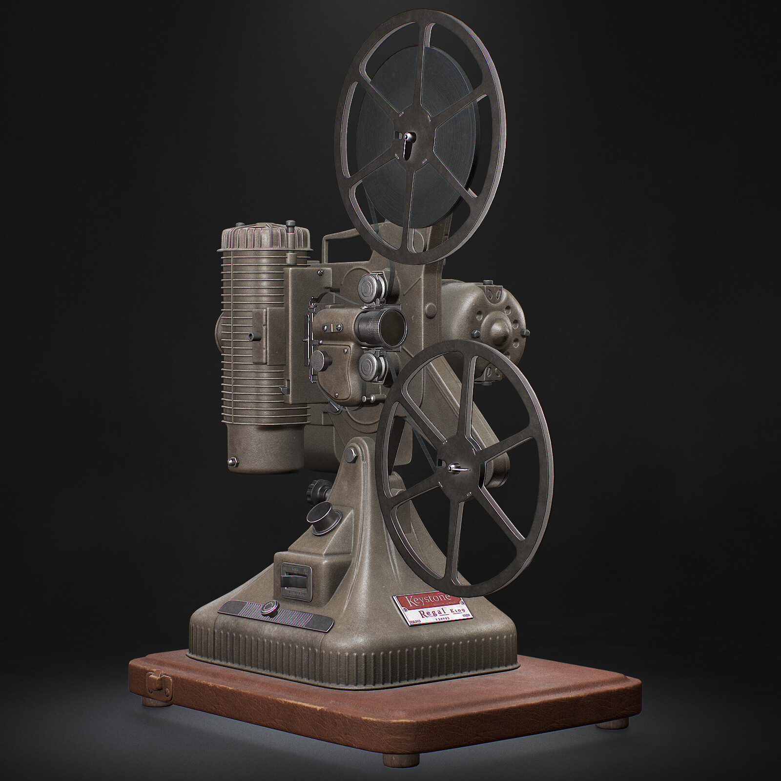 ArtStation - Old Movie Projector Keystone Regal K109 8mm
