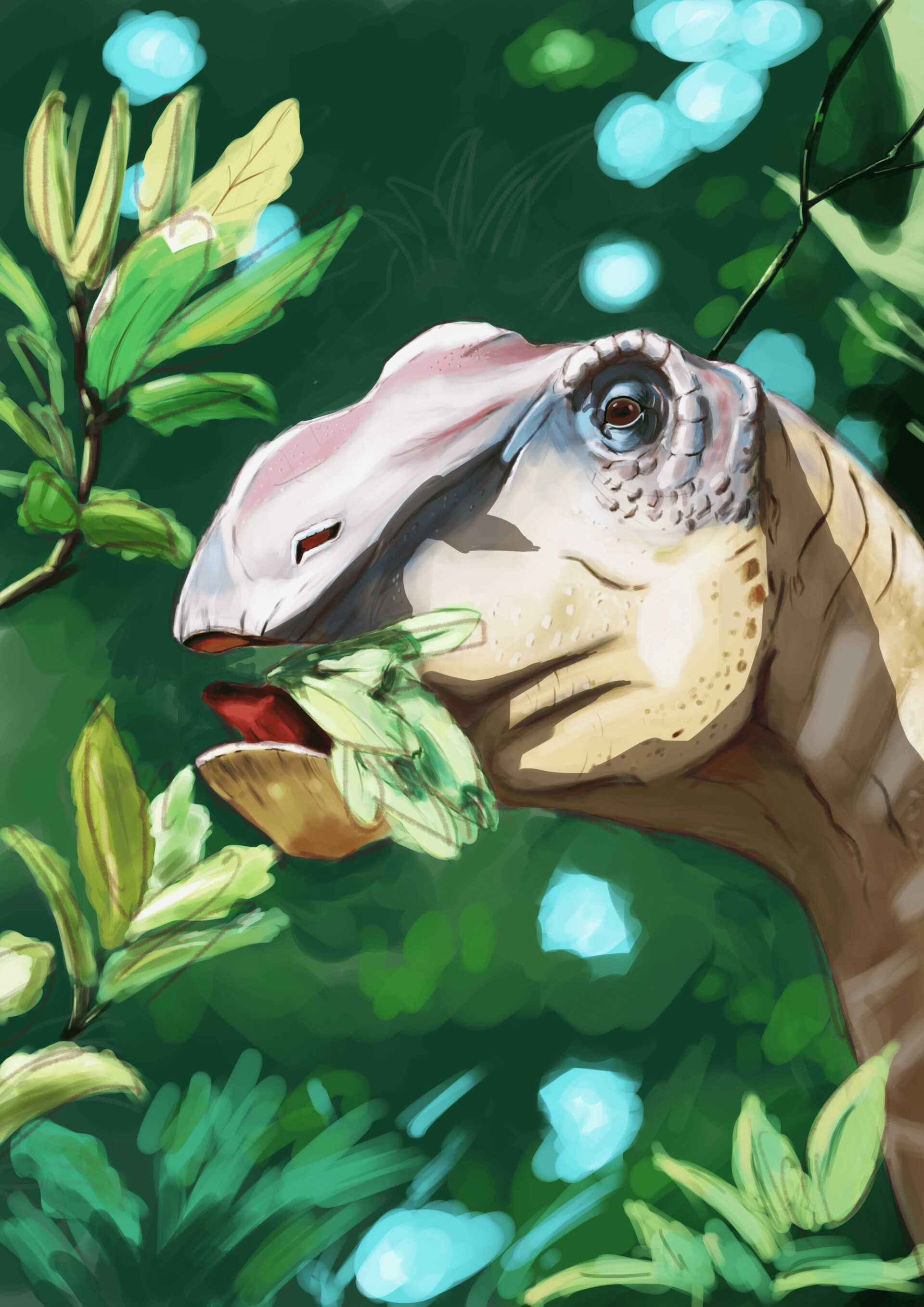 ArtStation - Dinosaur Digital Painting: Gyposaurus