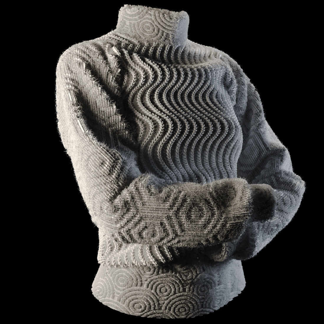 ArtStation - patterned fabric alpha brush bundle