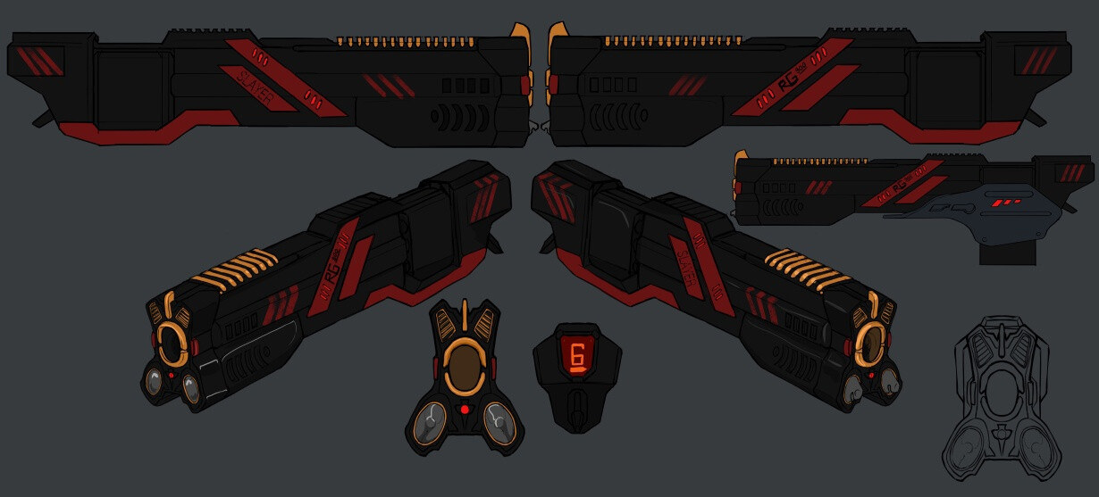 ArtStation - Weapons concept design