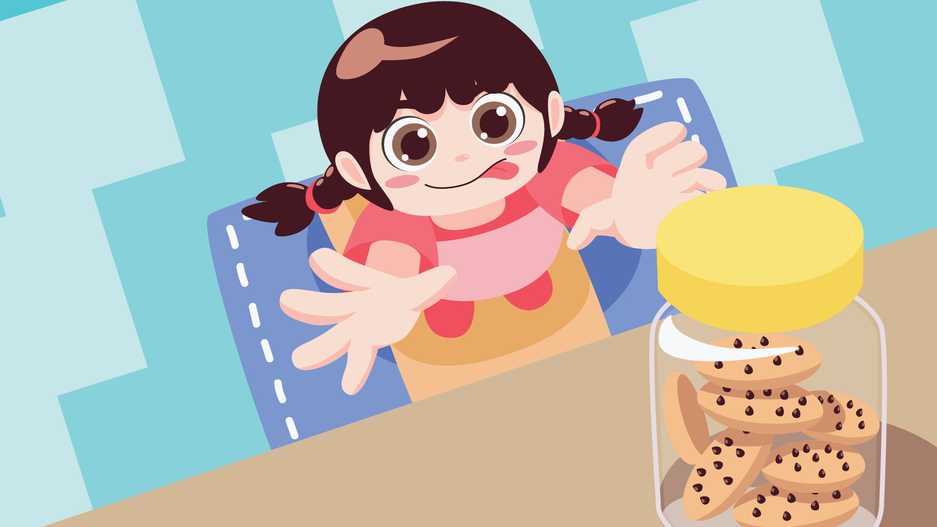 ArtStation - Kid trying to grab a cookie jar