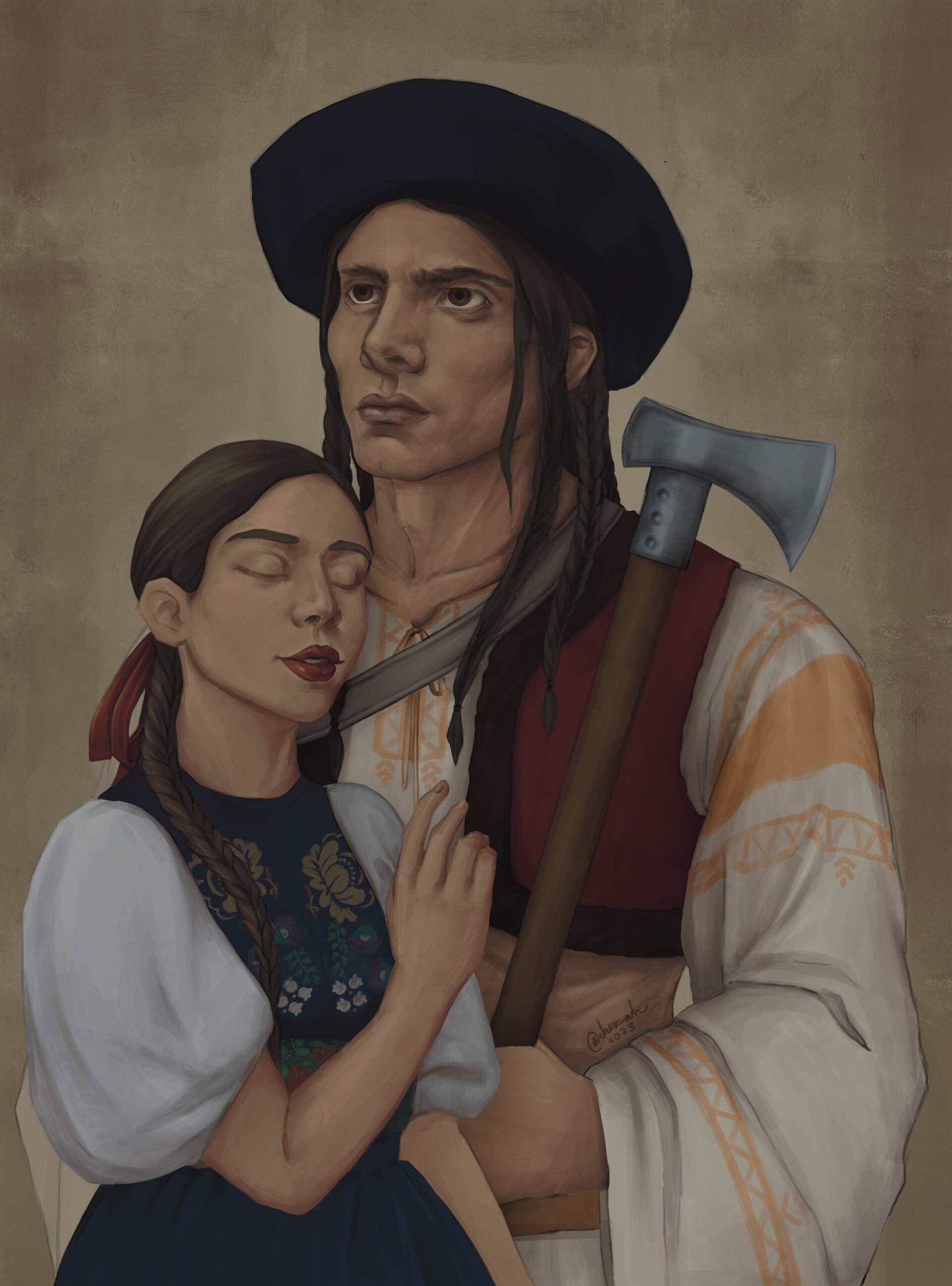 ArtStation - Folk Bandit Palo / Zbojník Paľo