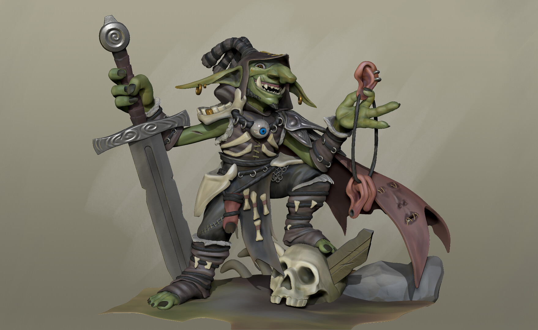 ArtStation - Goblin - The Human Hunter
