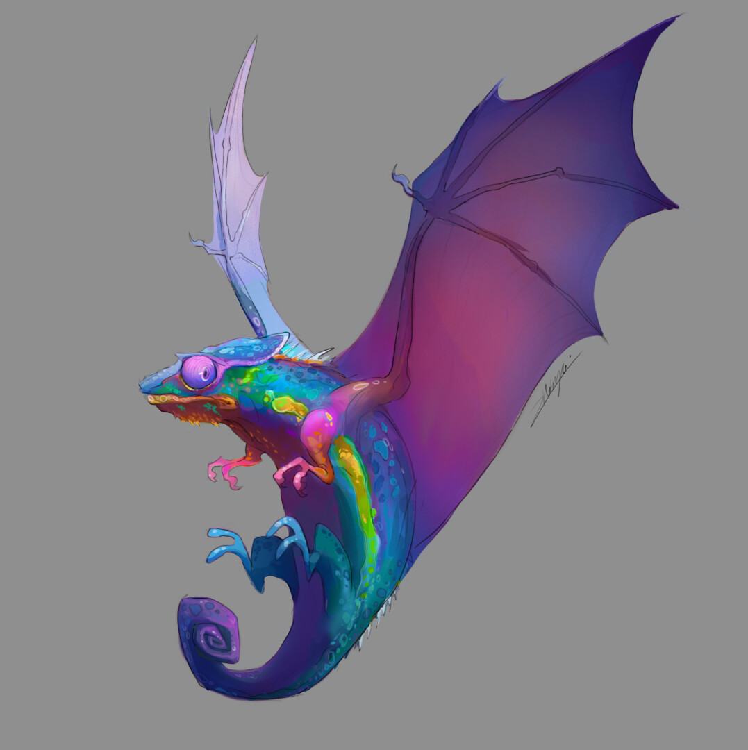 ArtStation - Chameleon Dragon