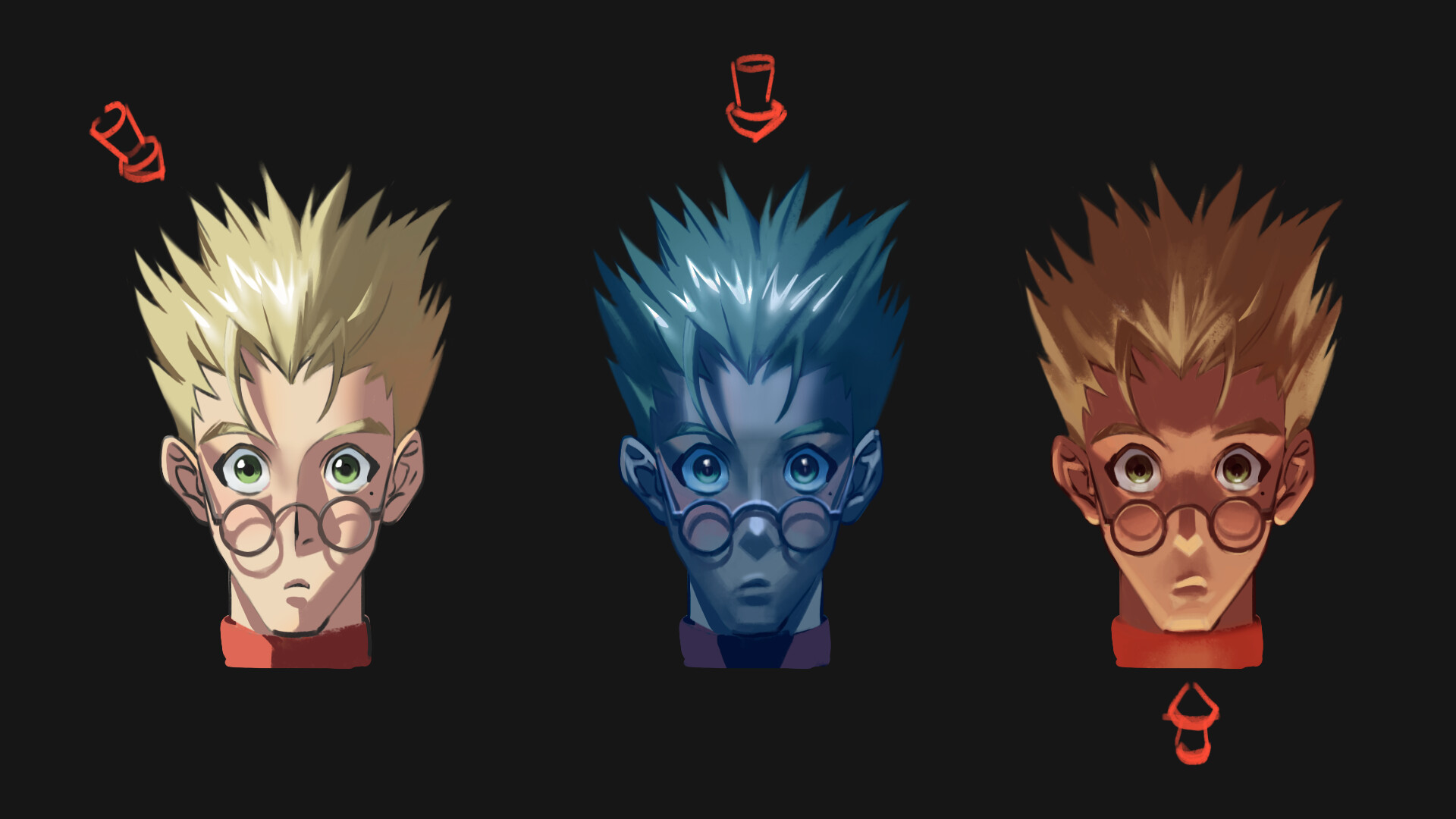 ArtStation - Trigun lighting study