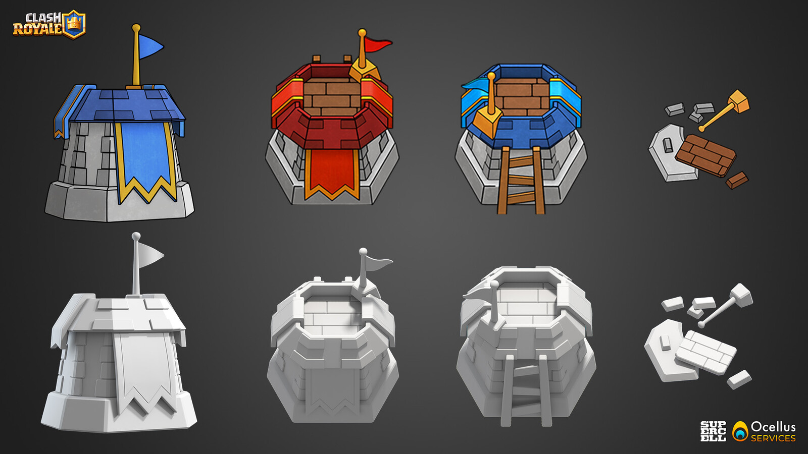 Ocellus - SERVICES - Clash Royale - Clash-A-Rama Basic Tower Skin