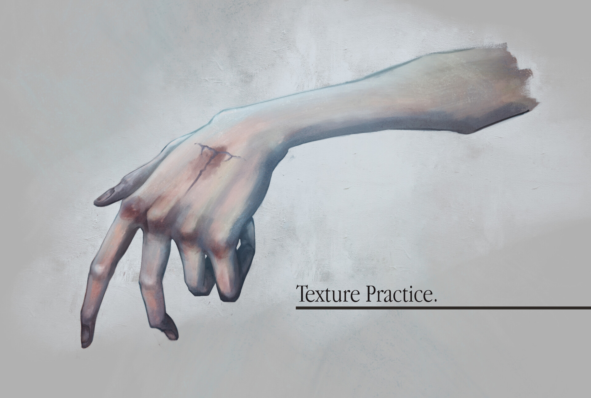ArtStation - Texture practise - cultists hand.