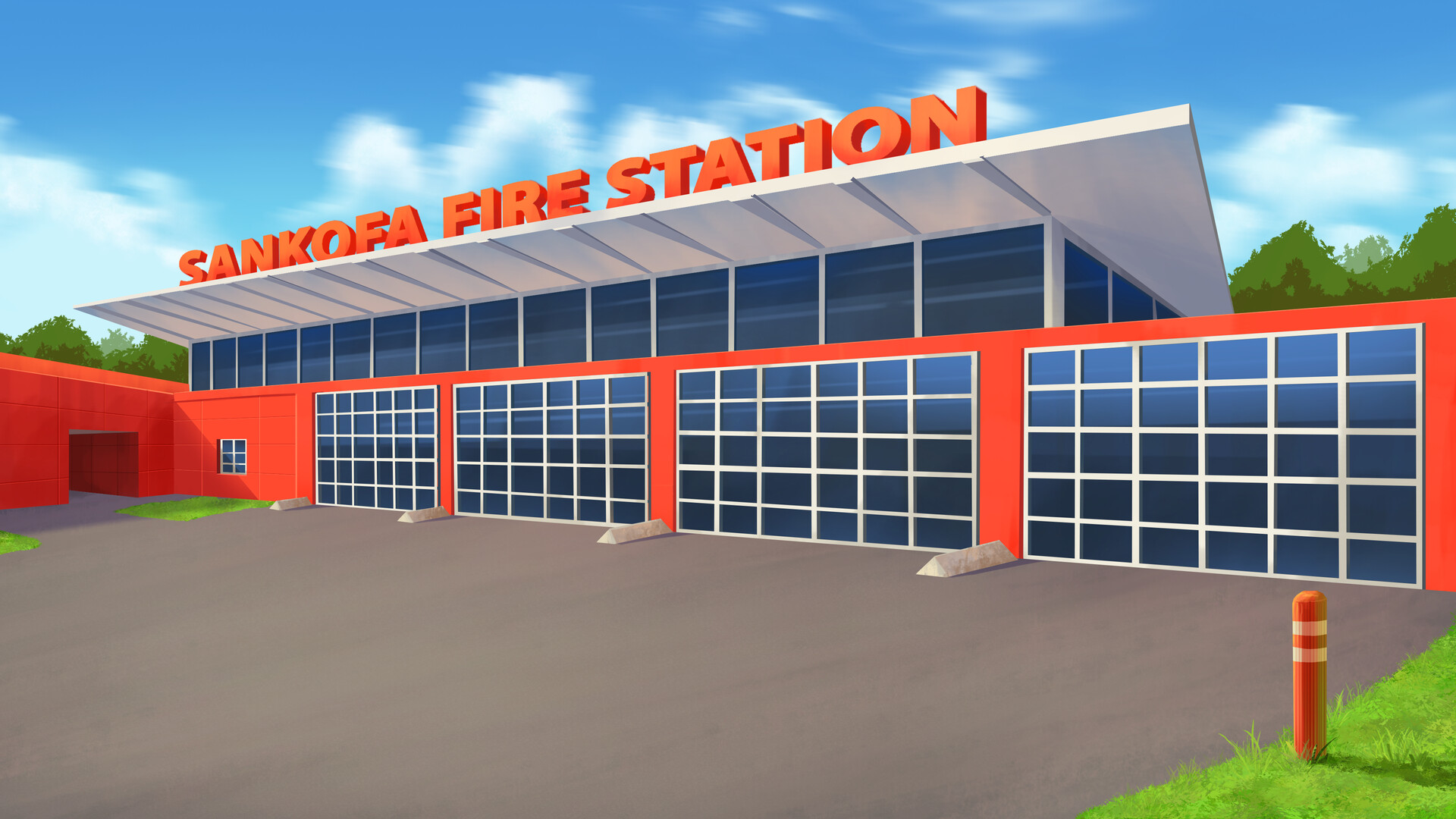 ArtStation - Fire Station