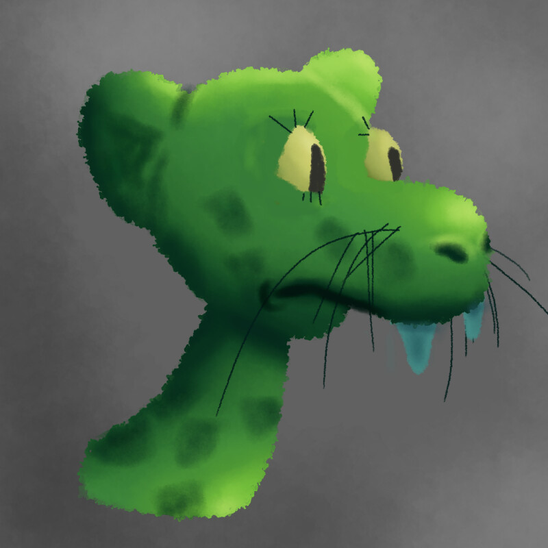 ArtStation - The green creature