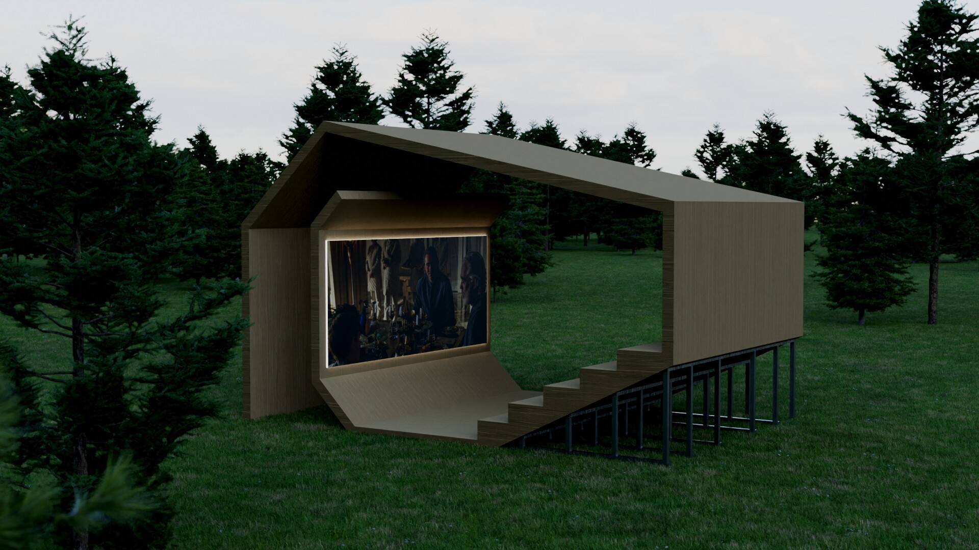 ArtStation - Open-air cinema