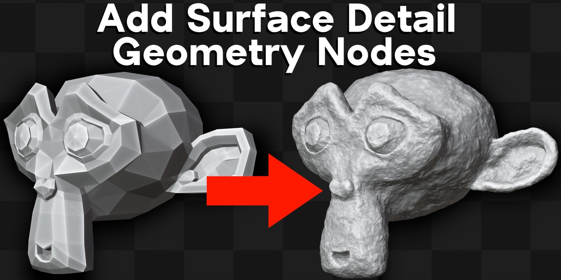 Ryan King - Add Surface Detail - Geometry Nodes Modifier Setup (Blender ...