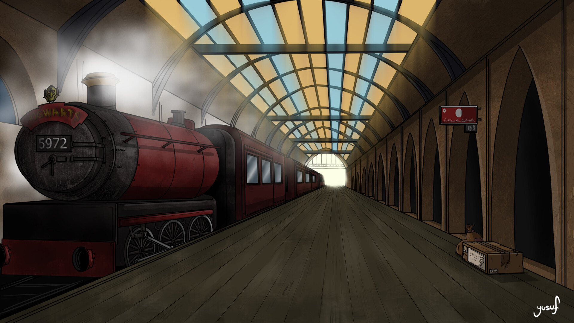 ArtStation - Hogwarts Express