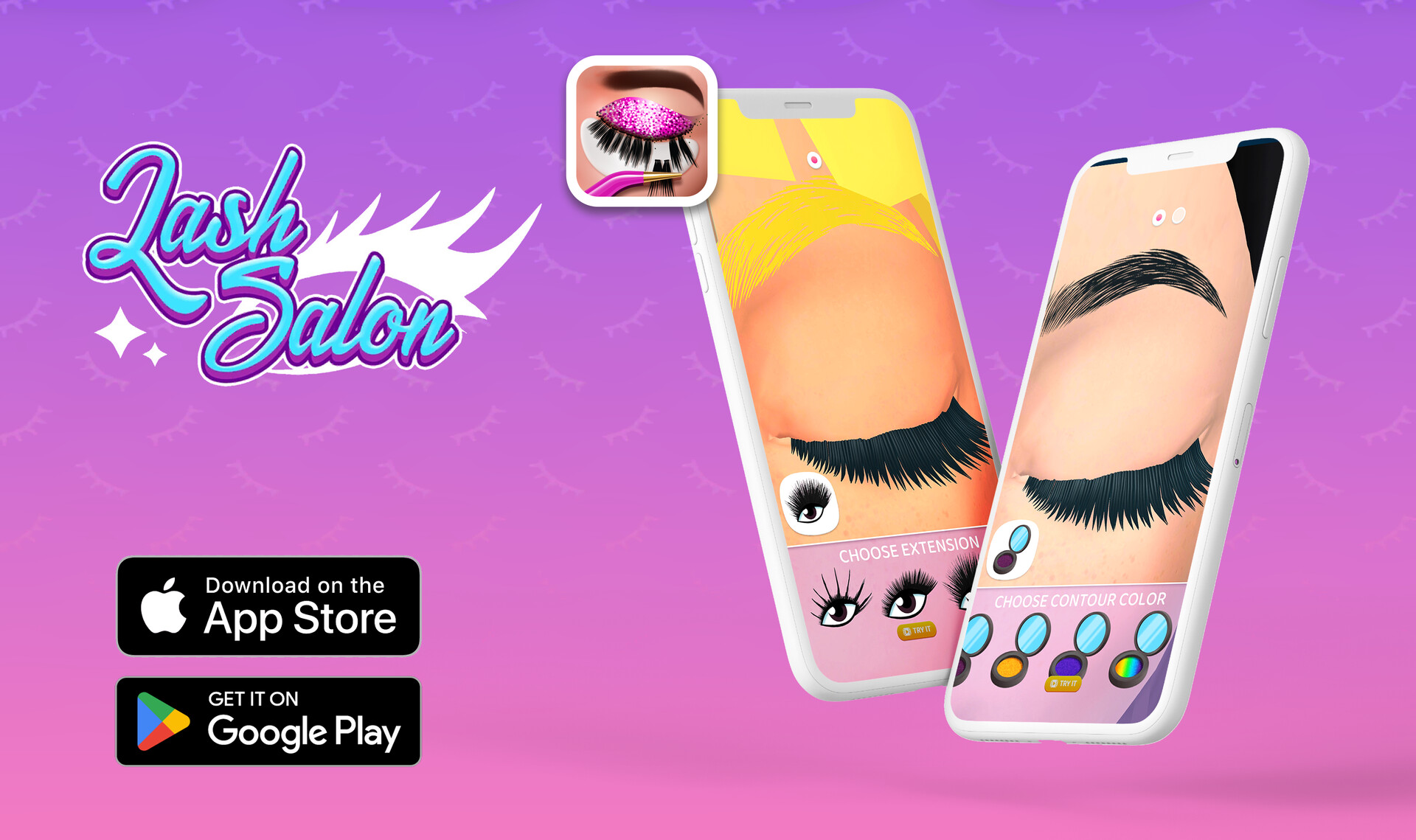 ArtStation - Lash Salon Game UI