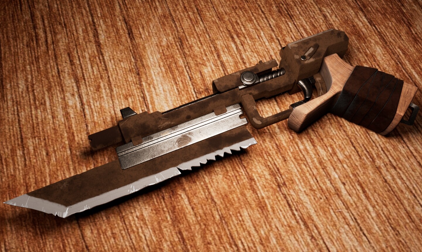 ArtStation - Gun 3d Model