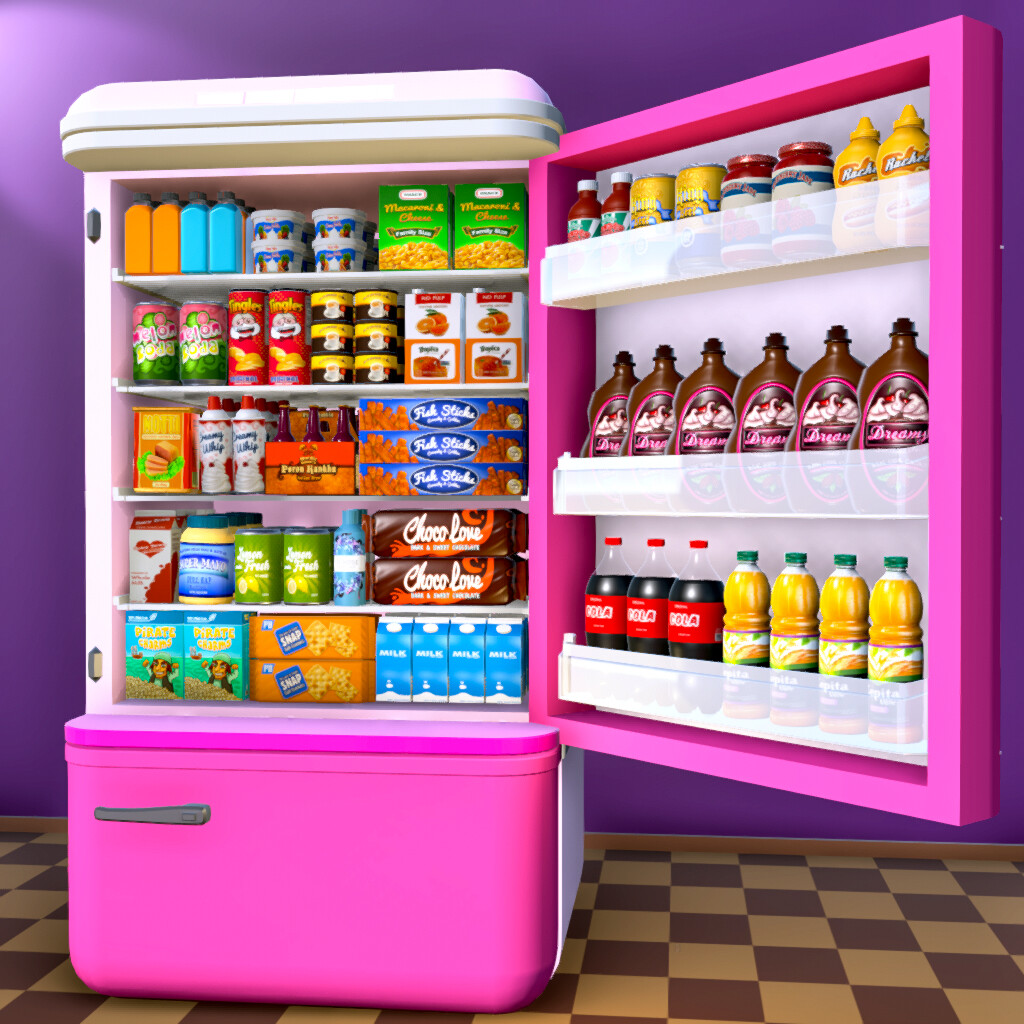 ArtStation - Fill the Fridge Hyper Casual