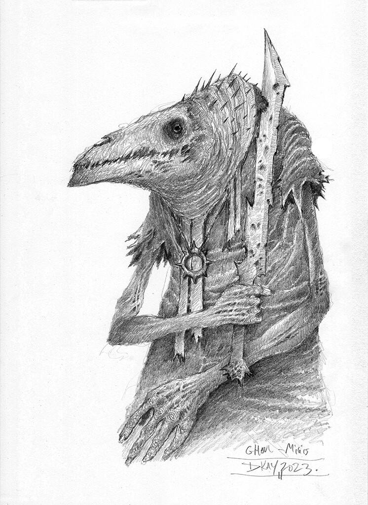 ArtStation - Ghoul sketch.