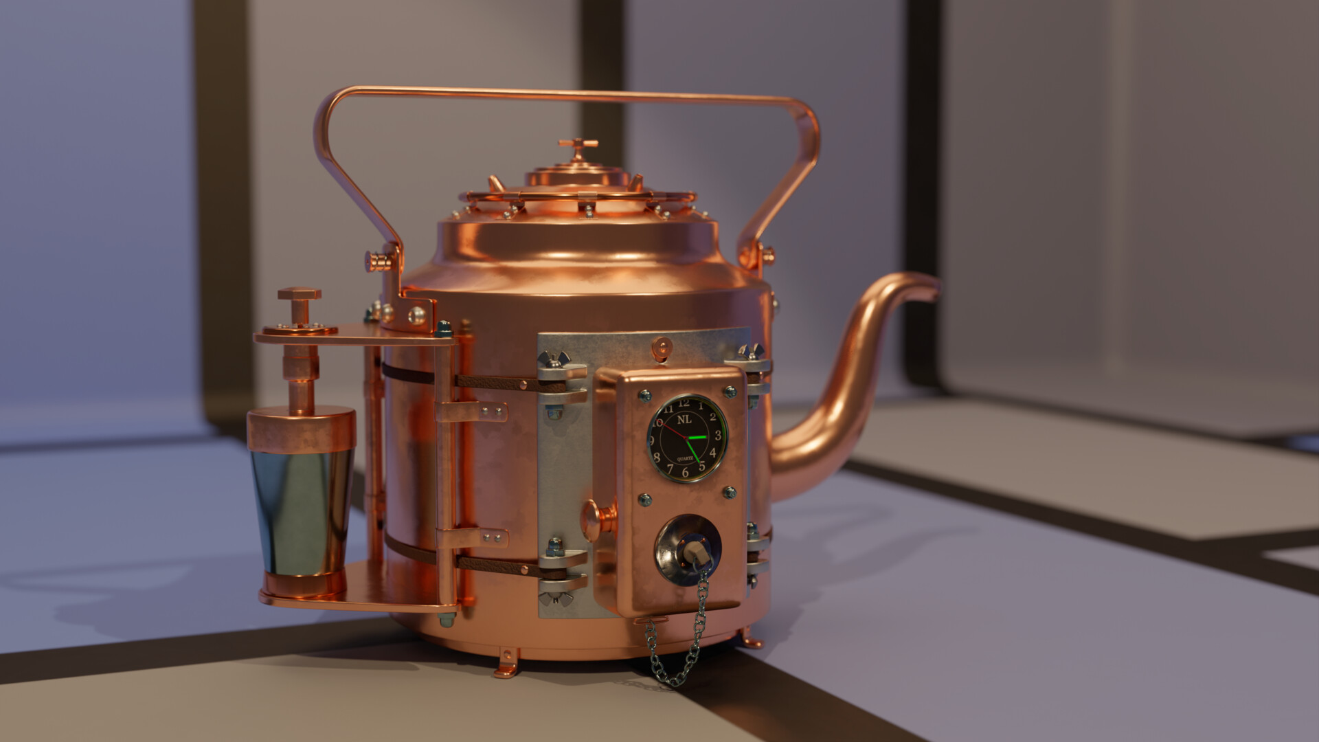 ArtStation - Steampunk teapot