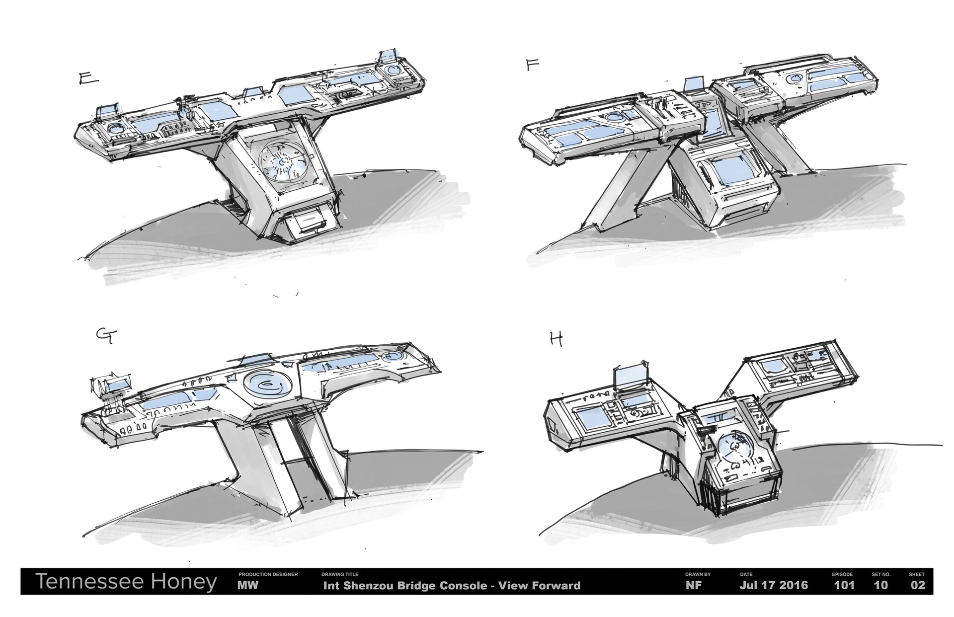 Ryan Dening - Star Trek: Discovery - Shenzhou Bridge Design