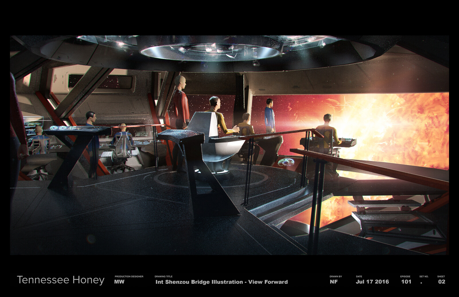 Ryan Dening - Star Trek: Discovery - Shenzhou Bridge Design