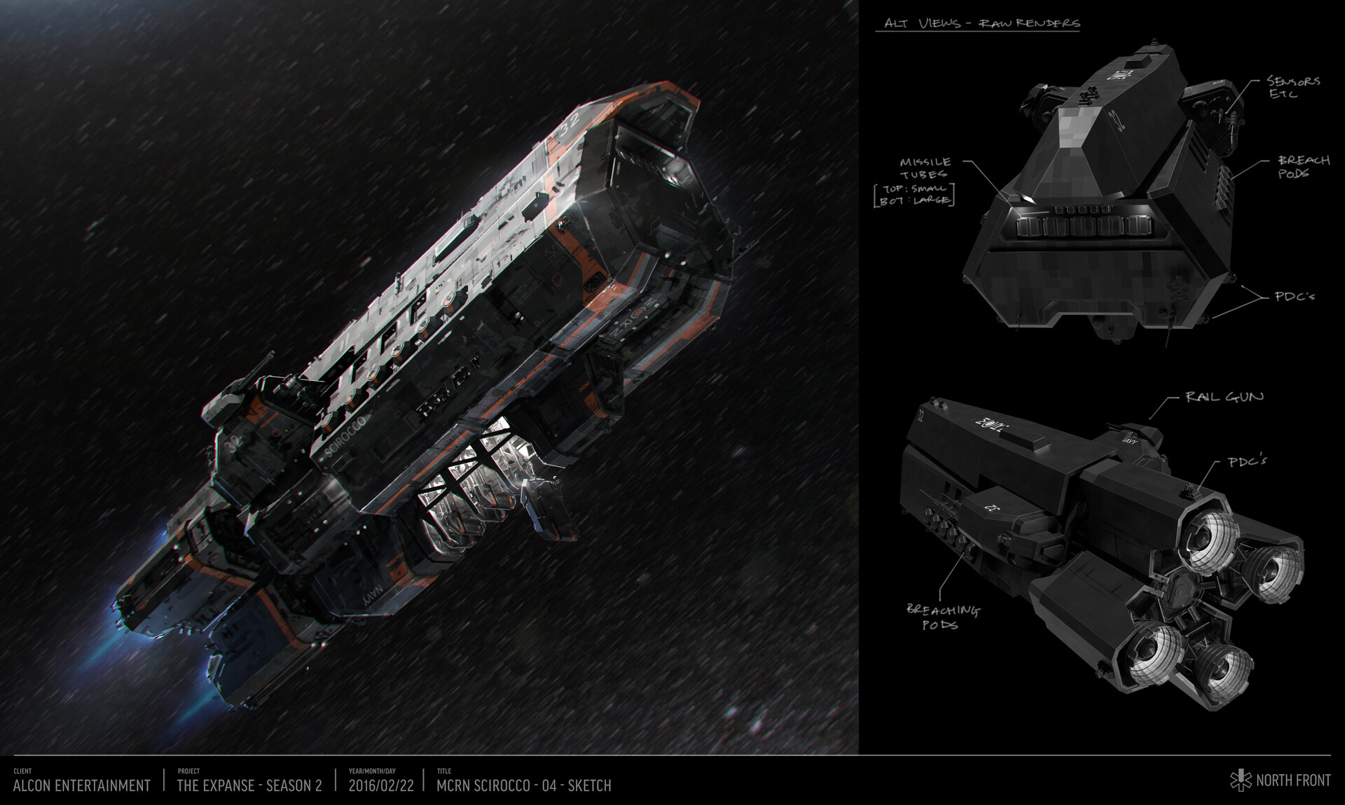Ryan Dening - The Expanse - Scirocco and Dropship