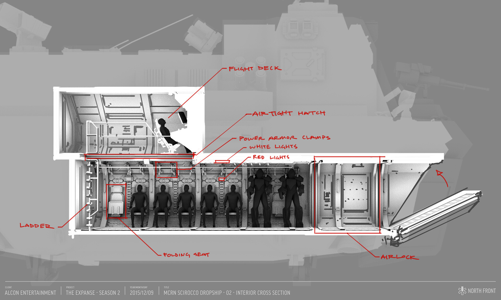 Ryan Dening - The Expanse - Scirocco and Dropship