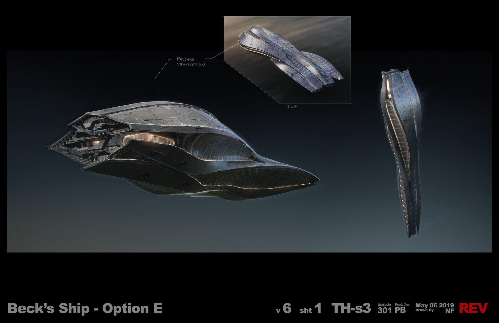 Ryan Dening - Star Trek: Discovery - Book's Ship