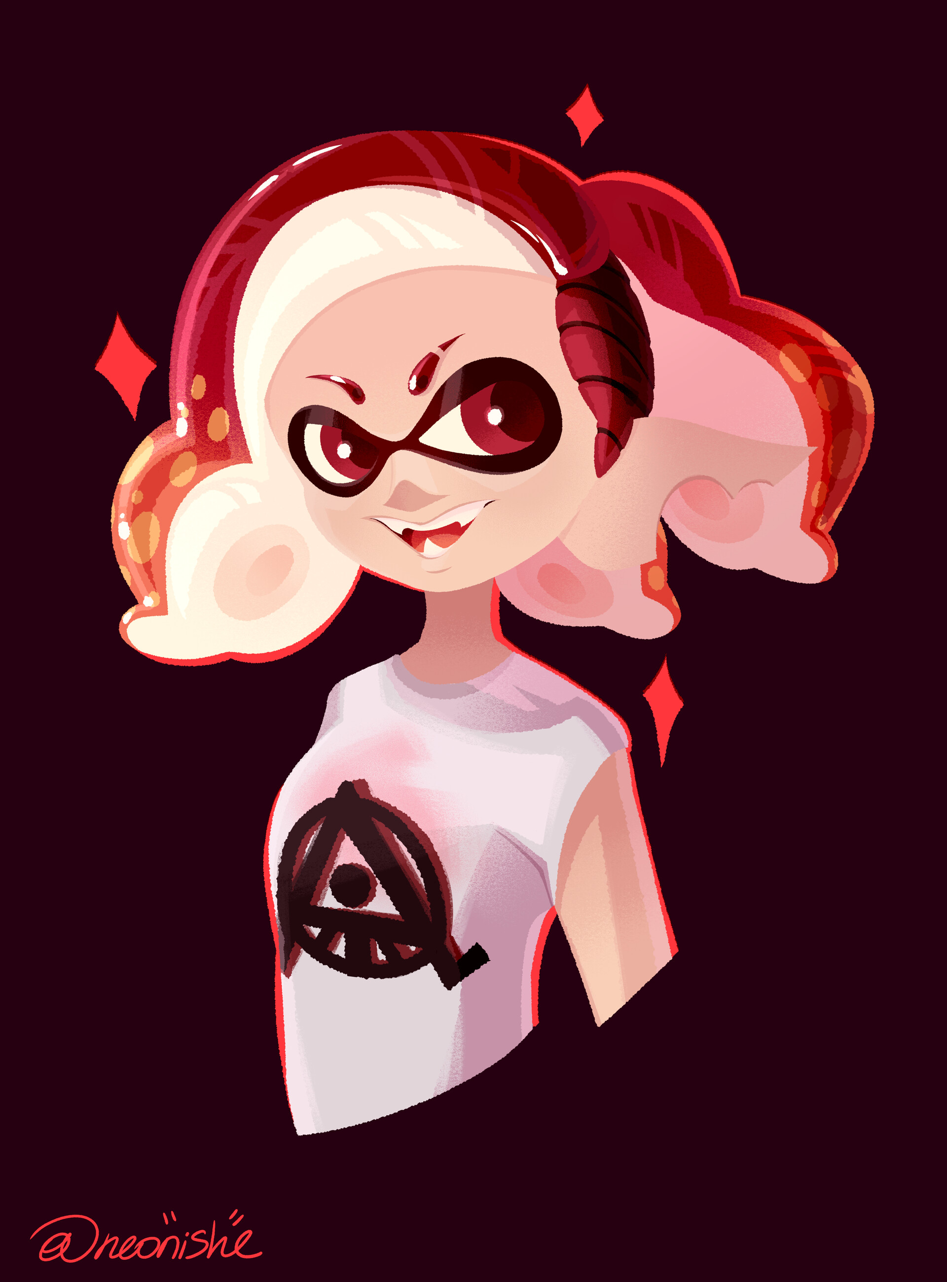 ArtStation - Splatoon OC commission: Portrait+Icon