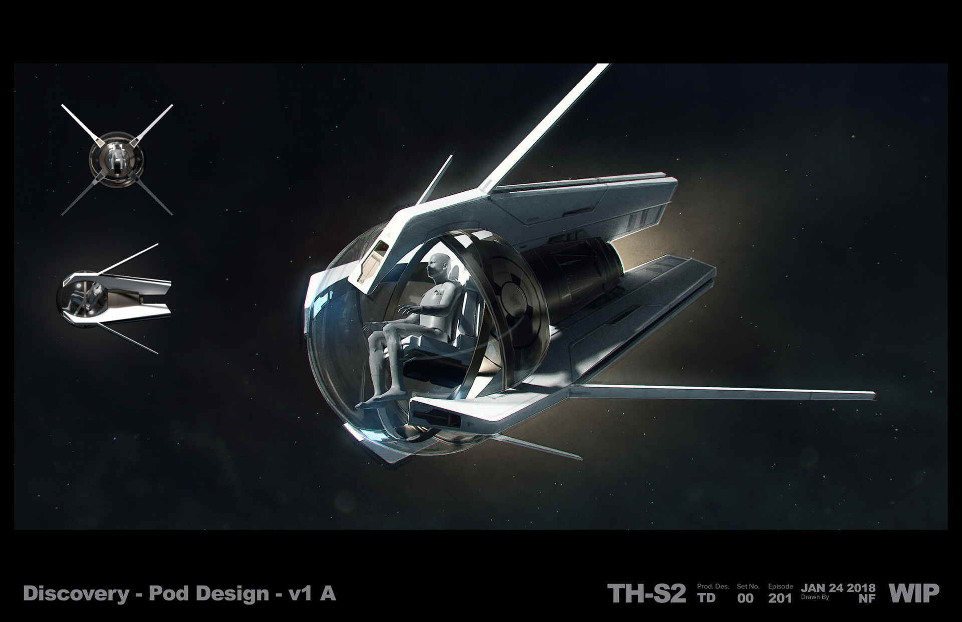 Ryan Dening - Star Trek: Discovery - Pod Design