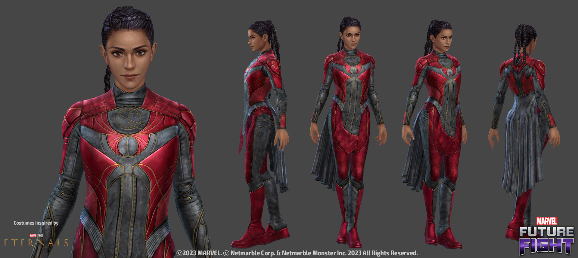 ArtStation - Marvel Future Fight : Eternals : Makkari