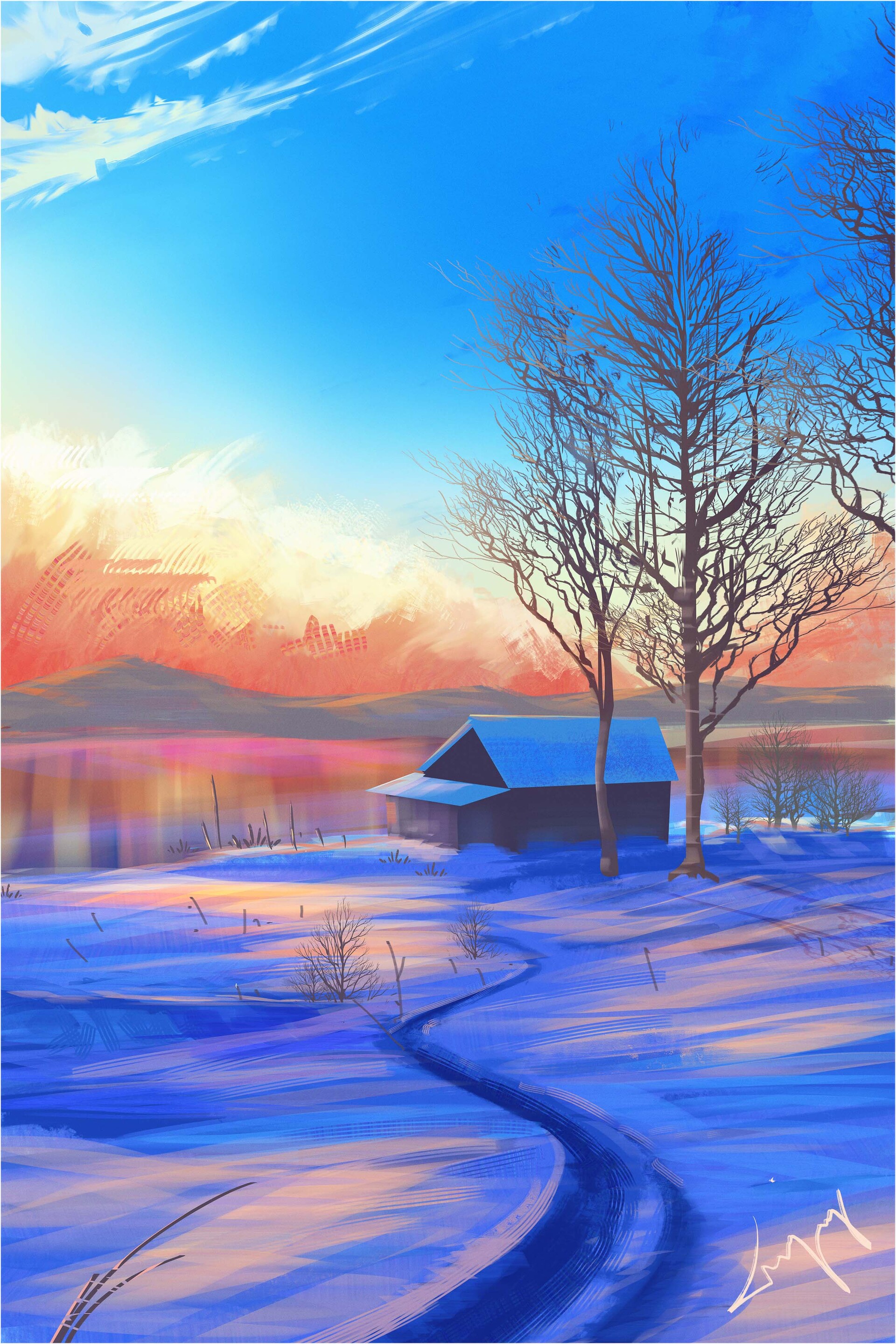 ArtStation - landscape illustrations