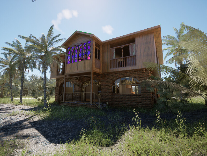 ArtStation - Mango Farm House, Philippines Dream Concept