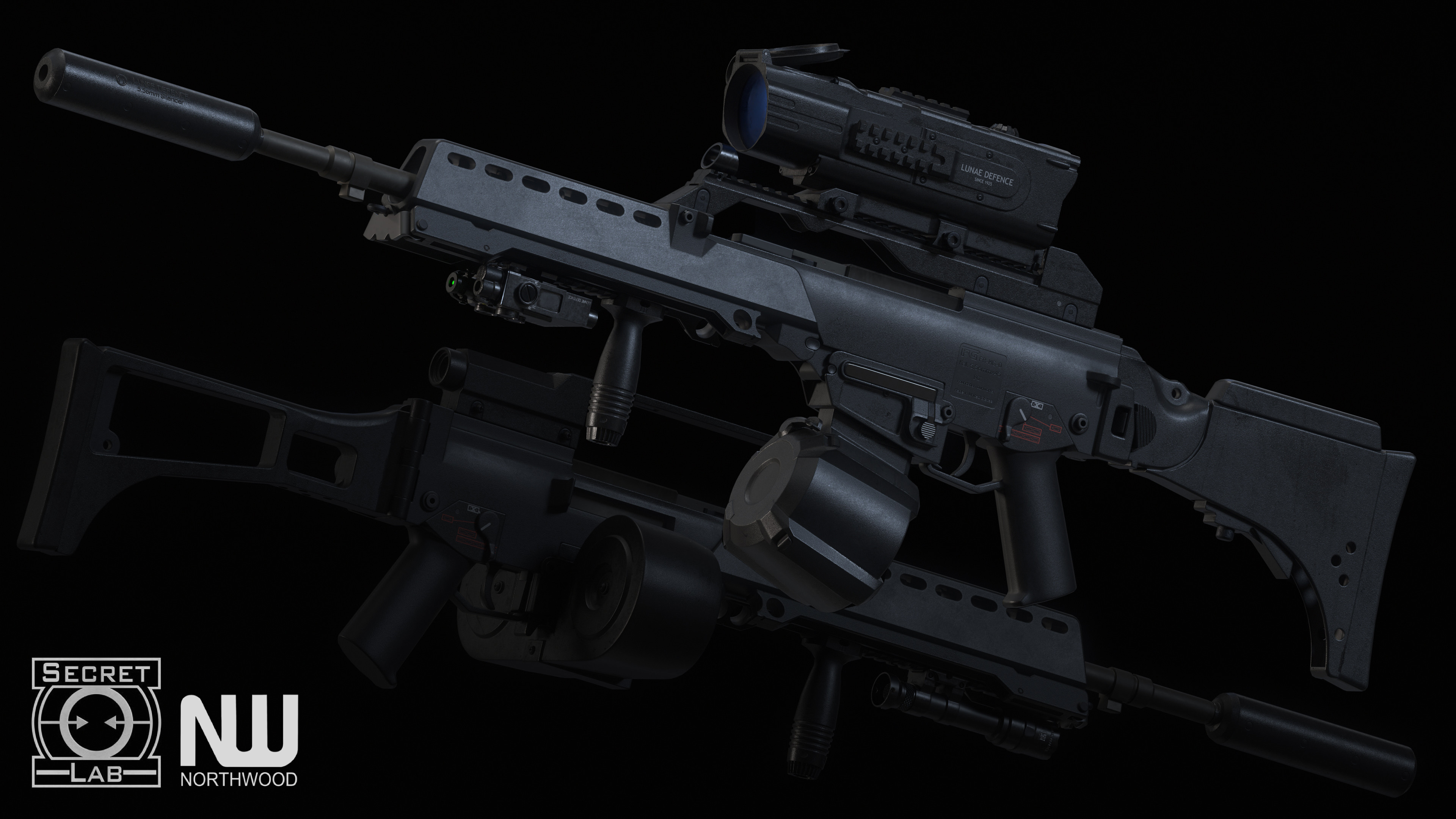 3D Art Portfolio of Jonathan Murray - FR-MG-0 | SCP Secret Laboratory