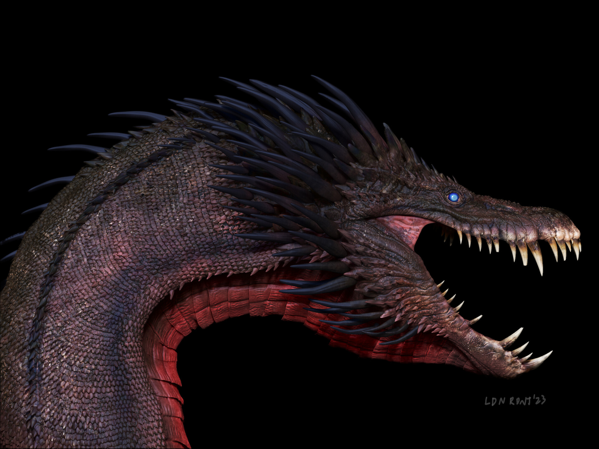 ArtStation - Deep Sea Dragon