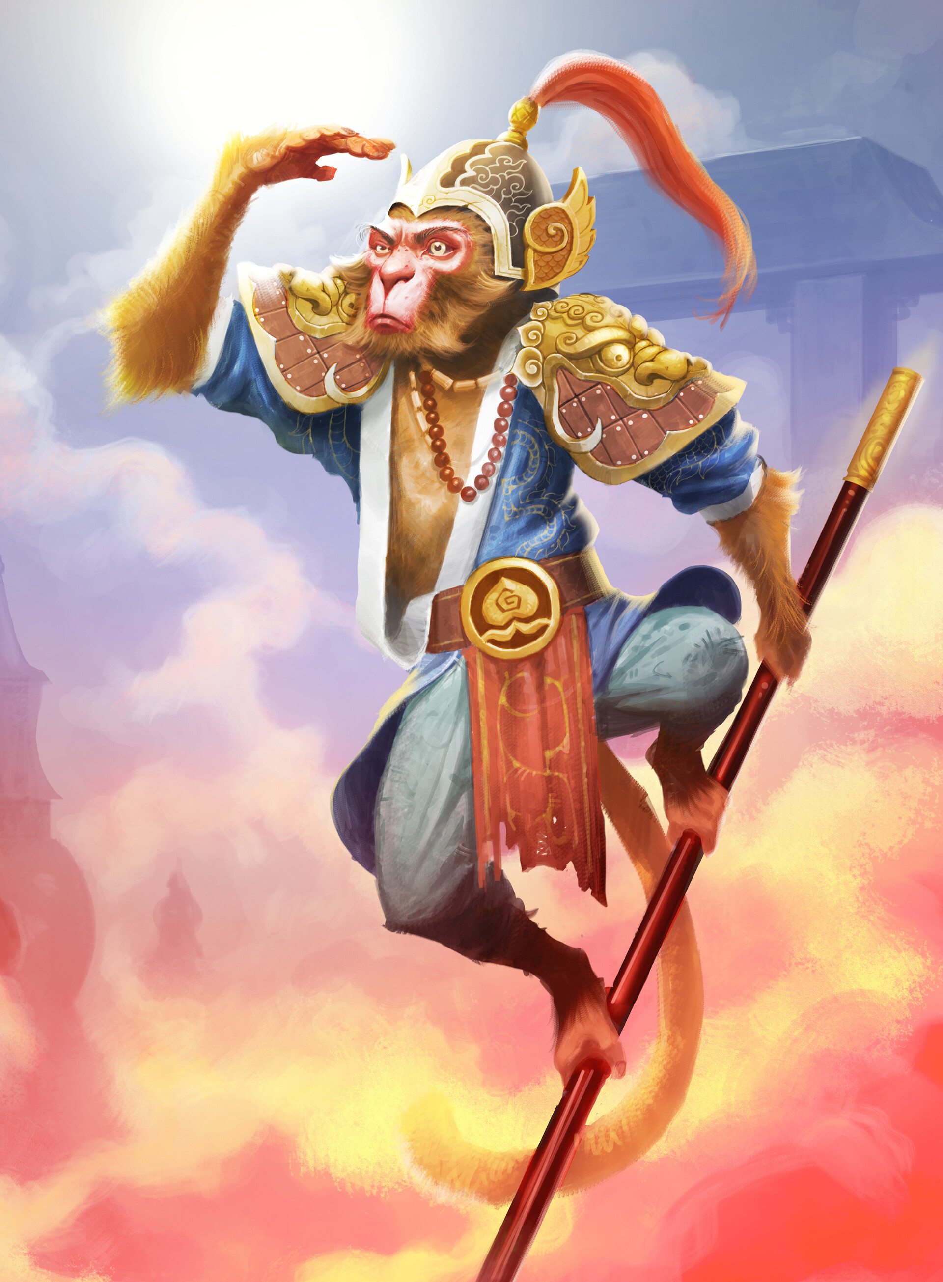 ArtStation - Daily Practice - Monkey King