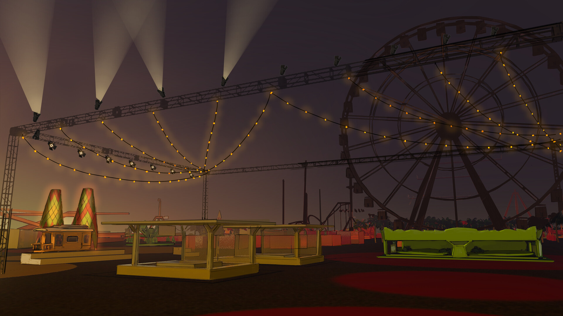 ArtStation - Centre ring concept for Jeddah theme park